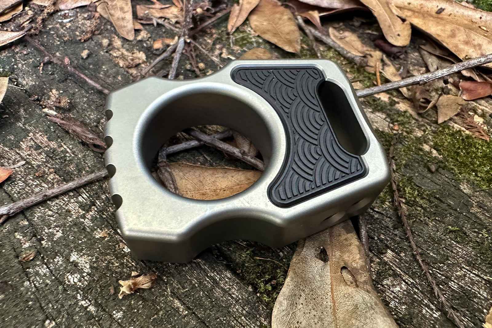 Semi Custom Titanium Single Finger Brass Knuckles Bottle Opener Whale